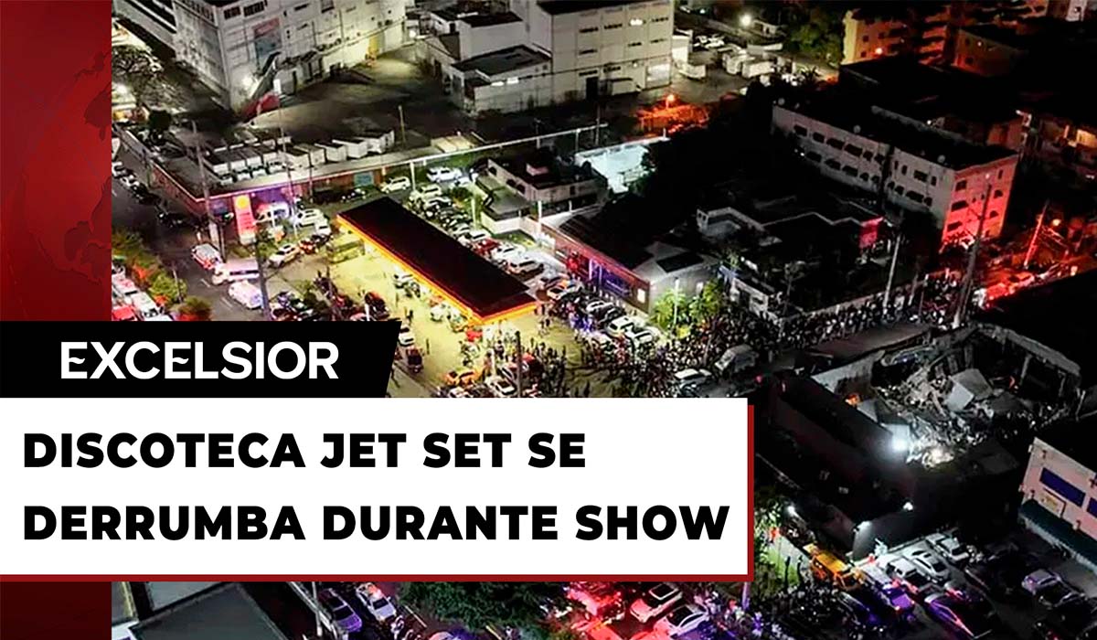 Discoteca Jet Set se derrumba durante show; continúan labores de rescate