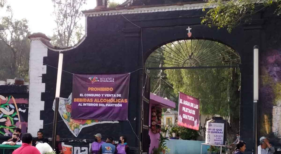 Armas y mariguana entre lo decomisado en panteones de Iztapalapa