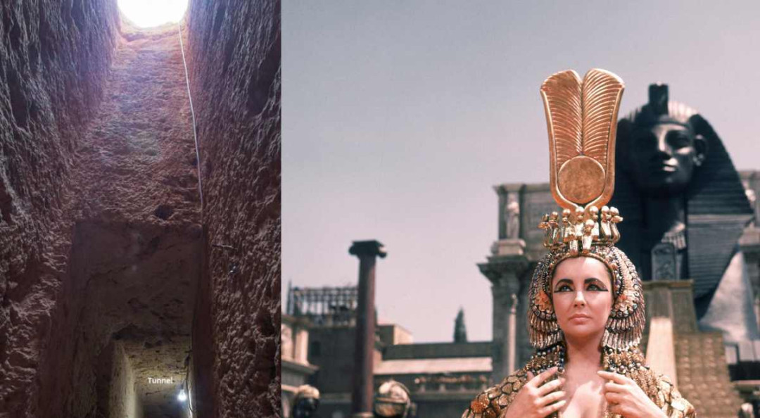 Descubren el túnel secreto que llevaría a la tumba de Cleopatra