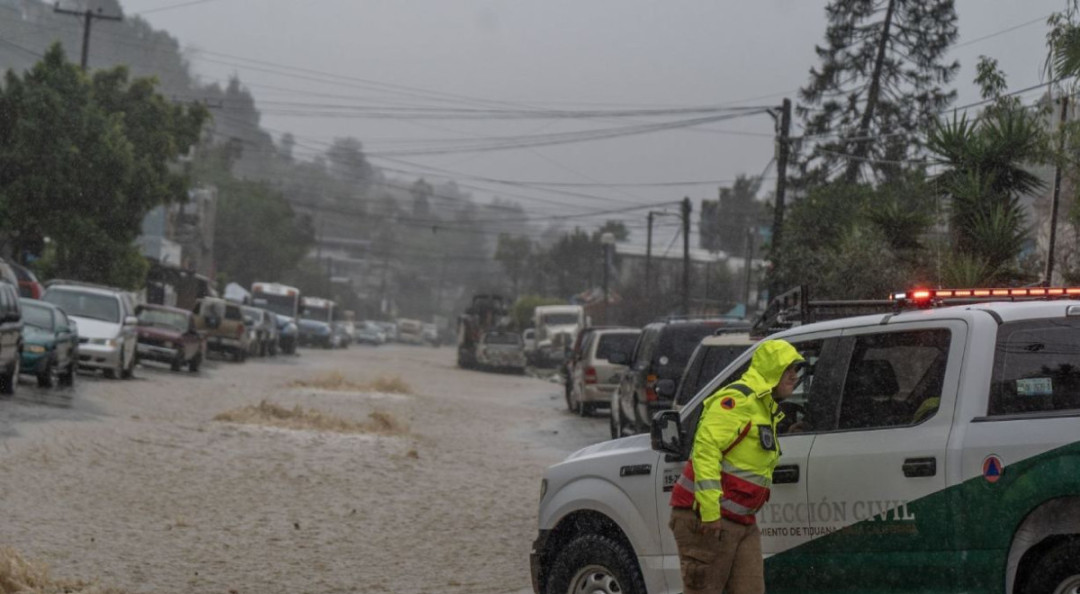 Tijuana bajo el agua: tormentas seguirán durante seis días más